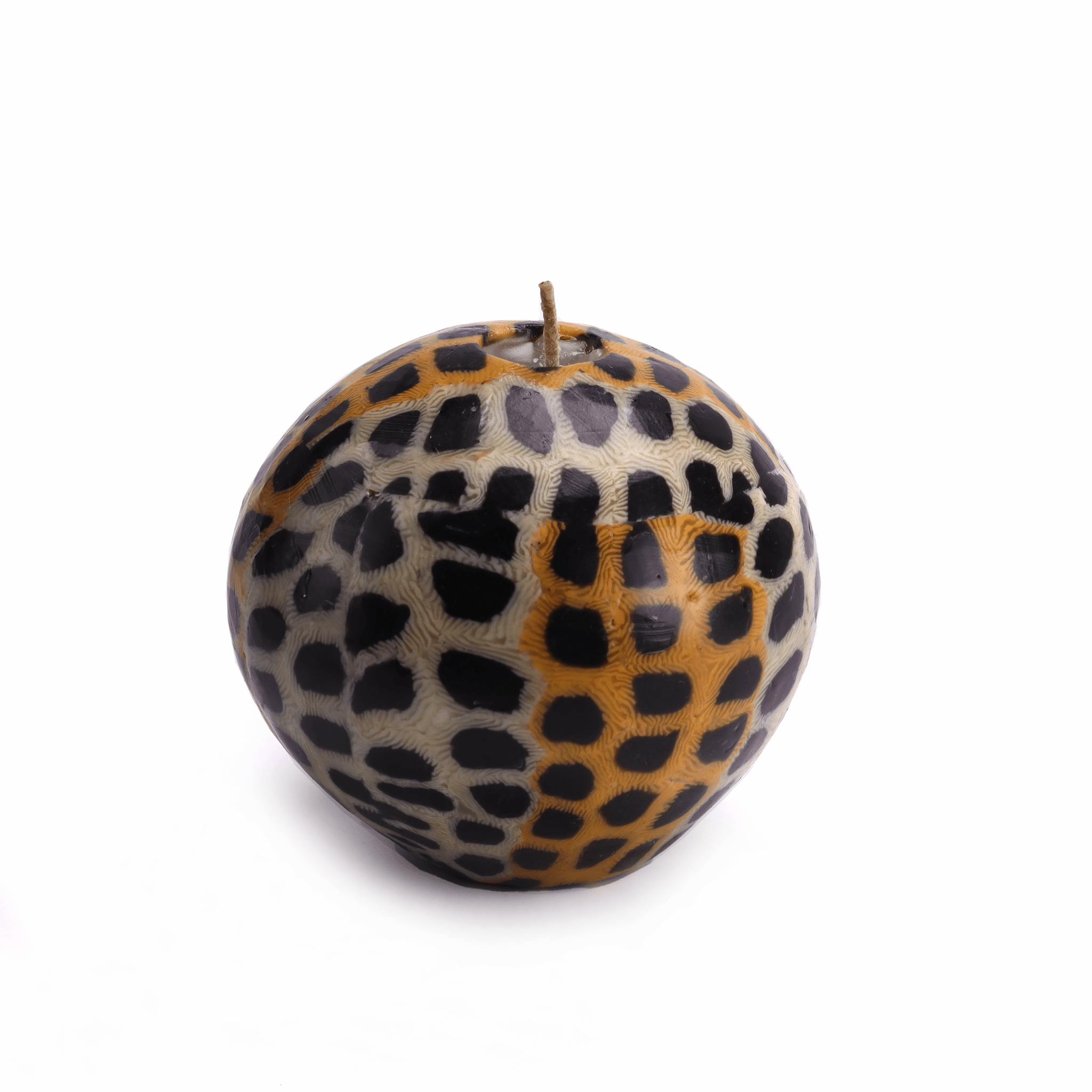 Handmade Cheetah Ball Candle