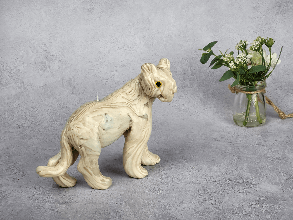 Leopard Candle, All Natural Wax Candle, Perfect Gift for Friends