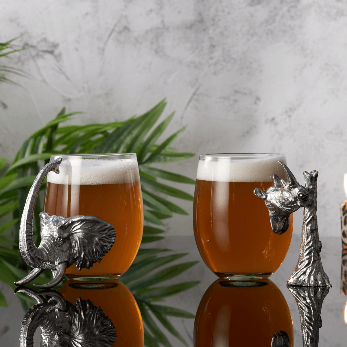 Pewter Rhino Beer Mug, 850ml