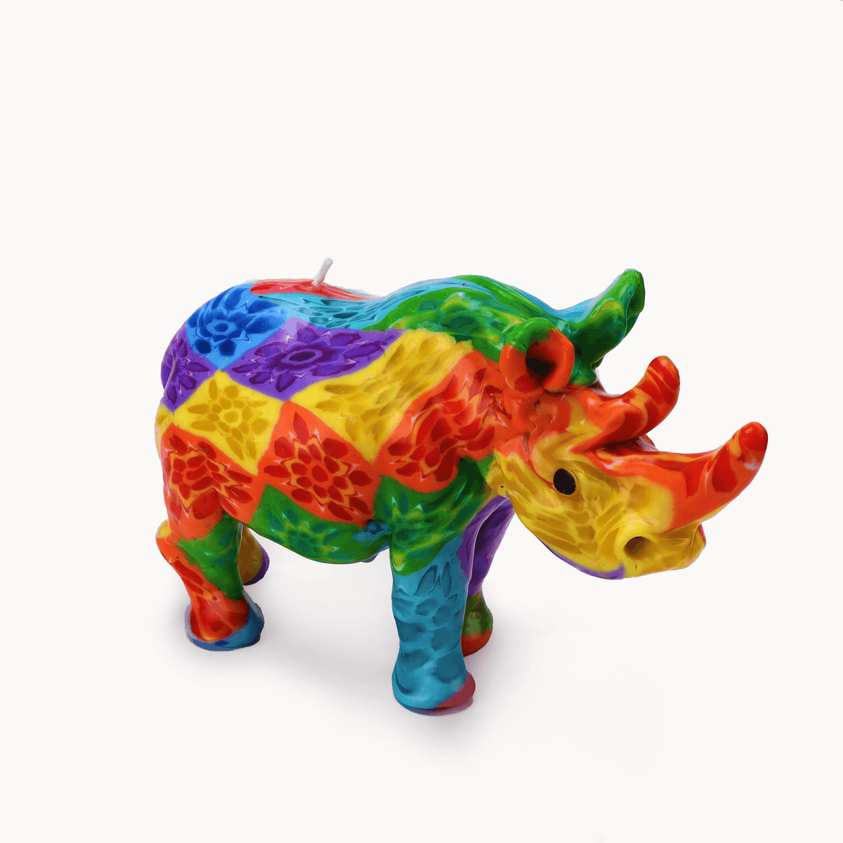 Timbali Patch Rhino Candle - Decorating Candle